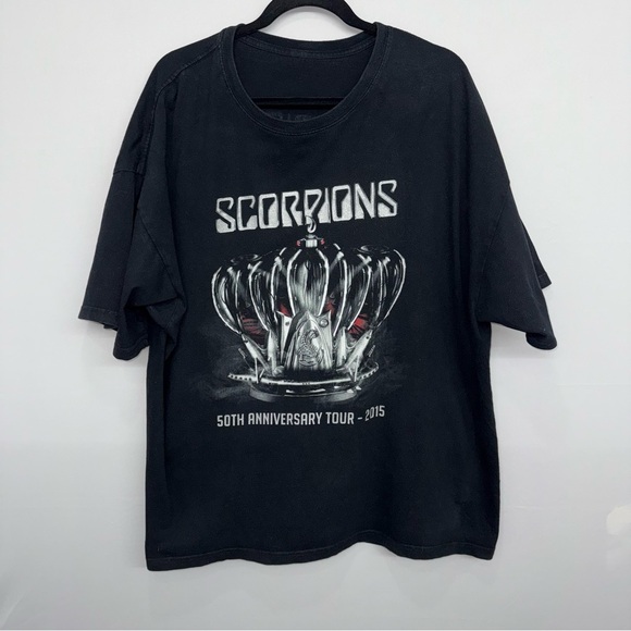 scorpions | Shirts | Vtg Scorpions 25 Tour Shirt 50th Anniversary With ...